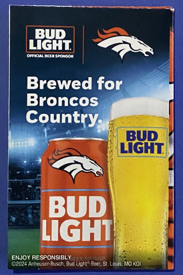 2024 DENVER BRONCOS Schedule 🏈 NFL Football Sked NEW‼️ COOL ‼️ BEER ‼️🍻 | eBay