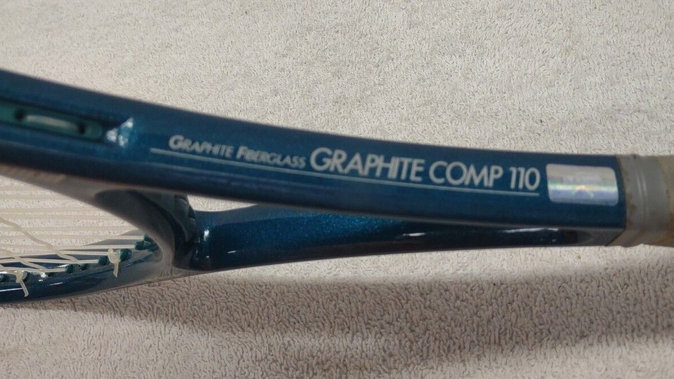 Prince Graphite Comp 110 Tennis Racquet Needs New Grip 4 3/8" Vintage ...