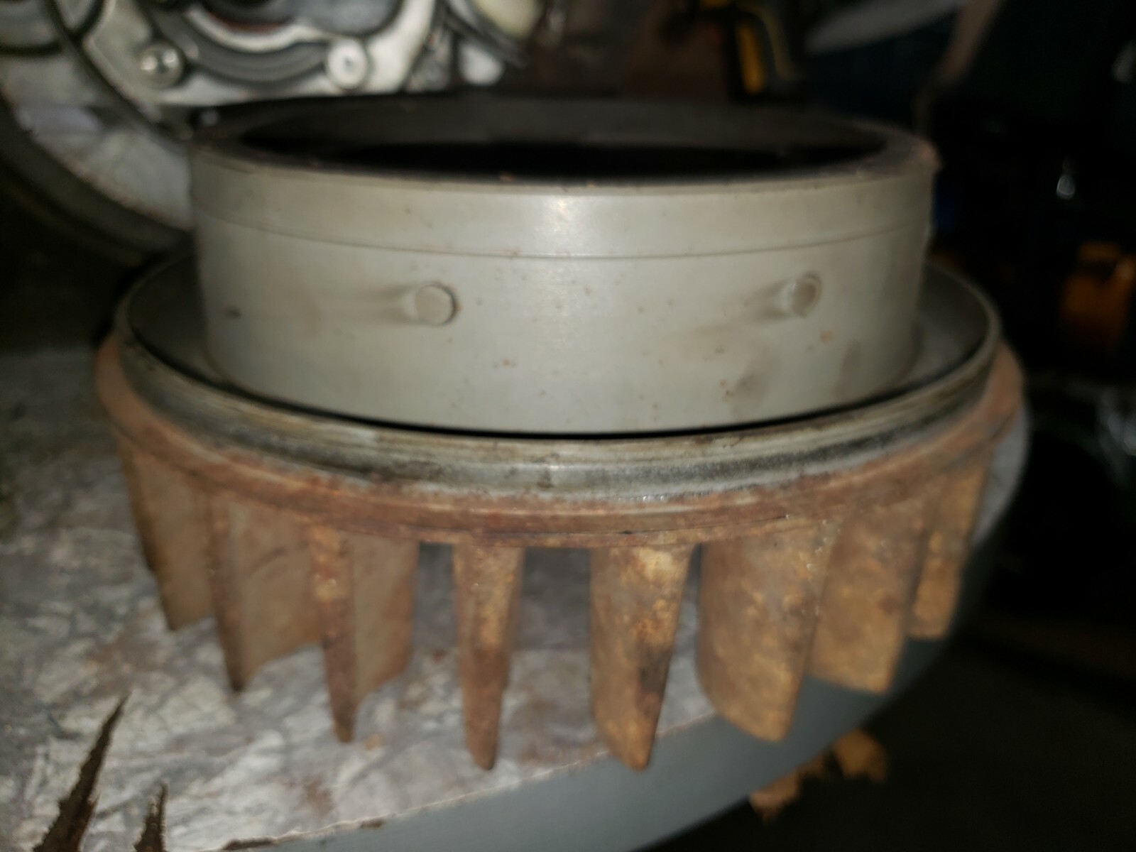 WISCONSIN ENGINE FLYWHEEL #4192 WISCONSIN ROBIN EY44W ENGINE FLYWHEEL ...