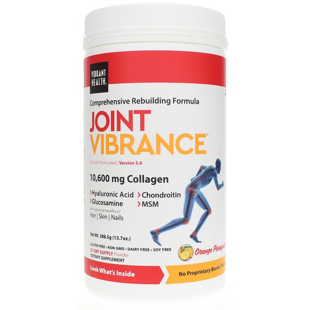 Vibrant Health Joint Vibrance 10600 mg Collagen Supplement - 13.7 oz ...