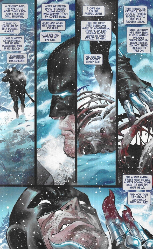 Wolverine Comic 1 First Print Cover E Negative Space Variant 2024 Ahmed ...