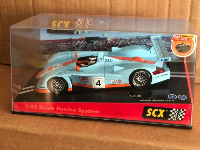 SCX Scalextric Compatible 61000 AUDI R8 Gulf - Once Boxed for sale ...