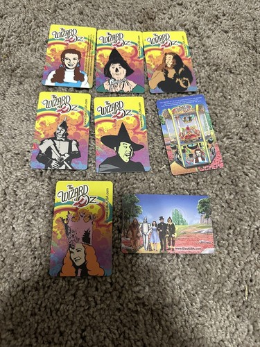 The Wizard of Oz Coin Push Arcade 8 Redemption Card Set No Toto No ...
