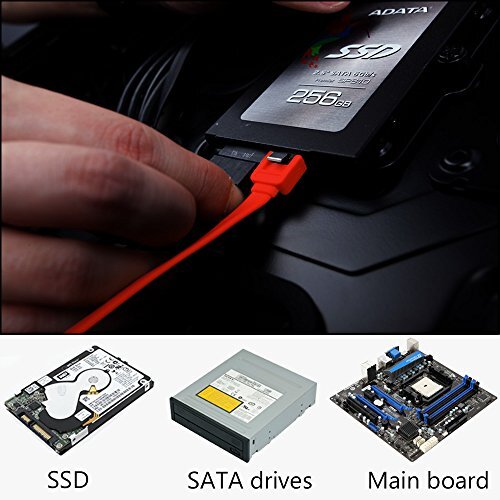 SATA Cables III SSD Data Cable 6.0 Gbps and Power Splitter 4 Pin to ...