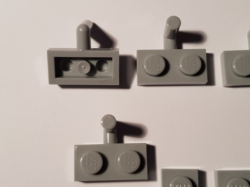 LEGO® 10 x 88072 Plate 1 x 2 with Hook New Light Grey 4611702 (#FR53 ...