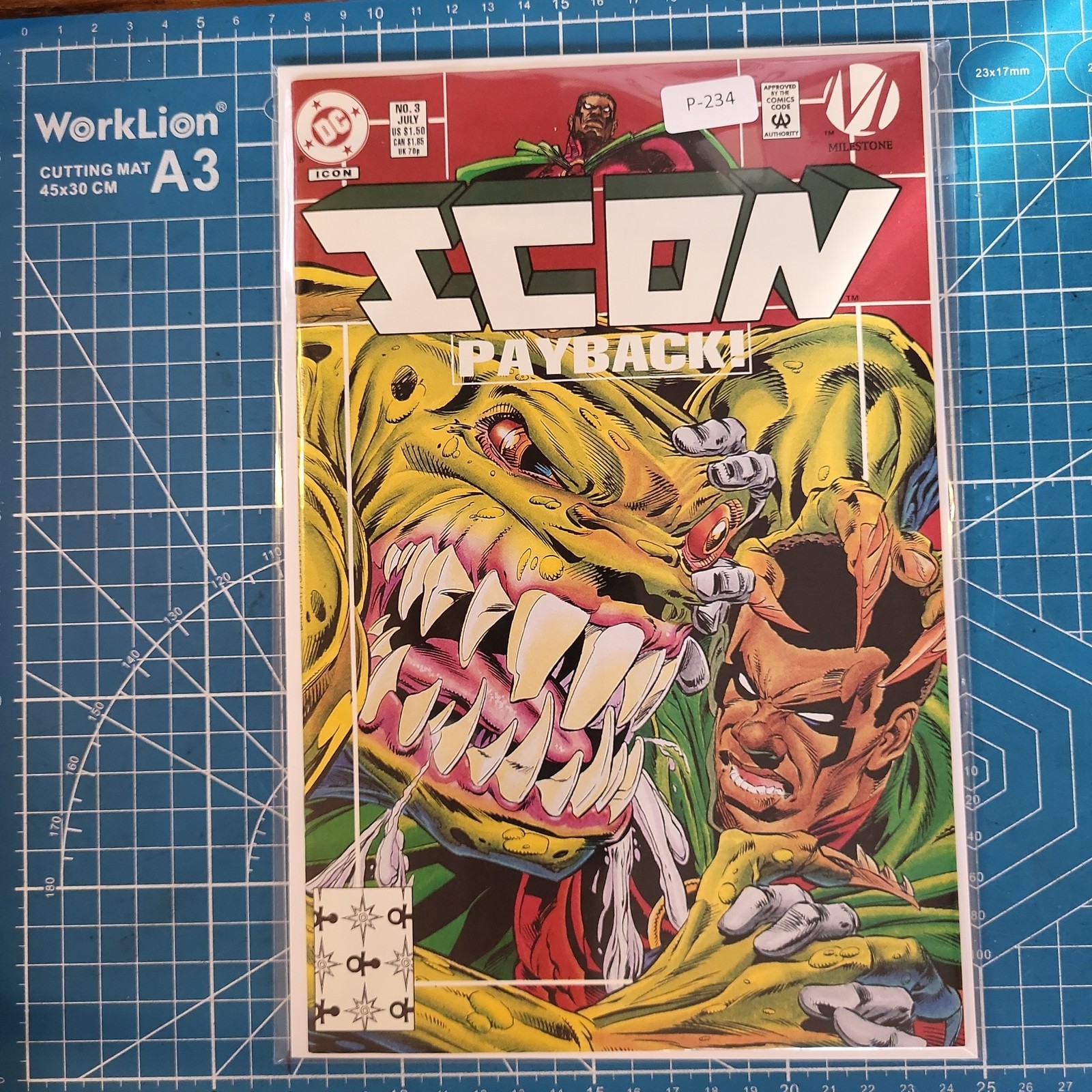 ICON #3 9.0+ MILESTONE COMIC BOOK P-234 | eBay