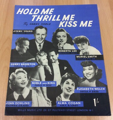 Vintage Sheet Music - Hold Me, Thrill Me, Kiss Me | eBay