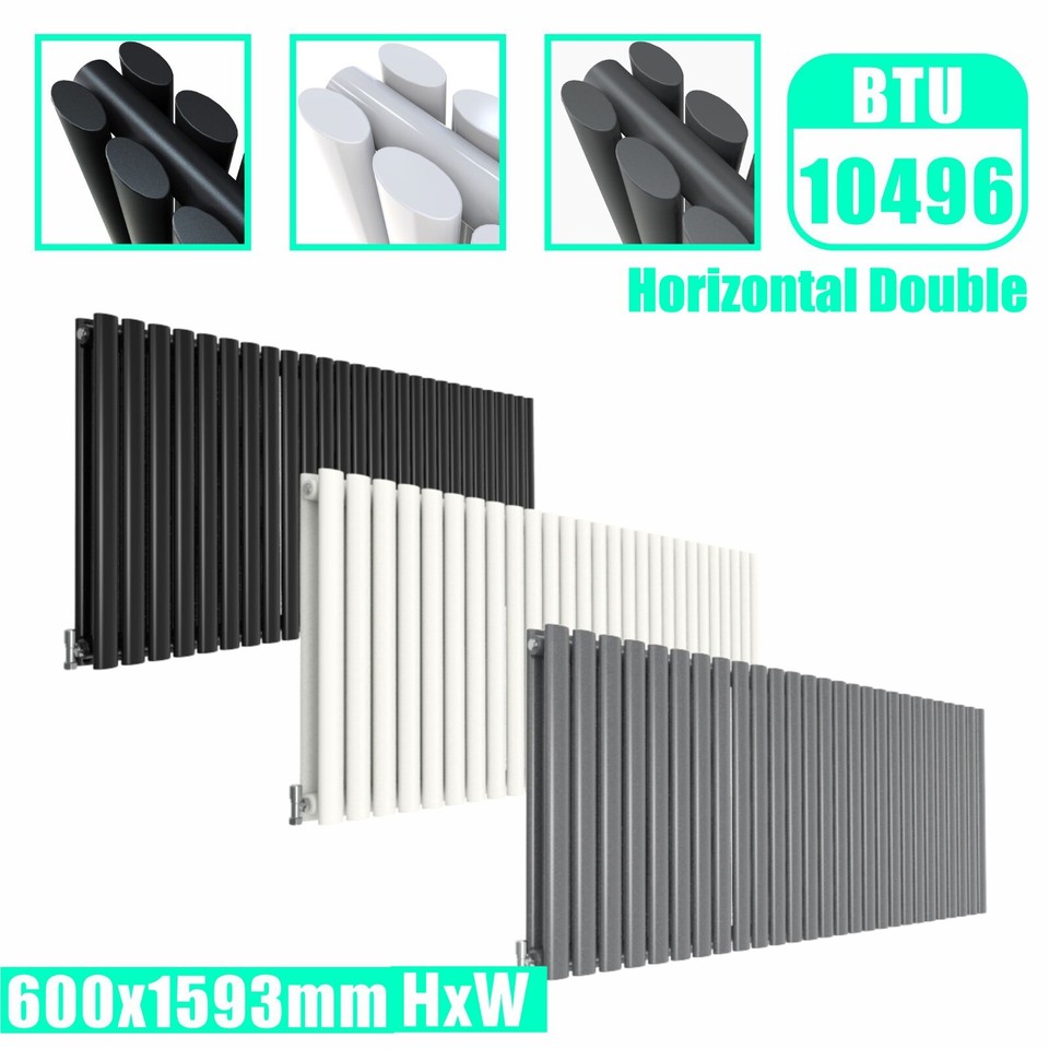 Vertical Horizontal Central Heating Radiator Traditional Oval Column ...
