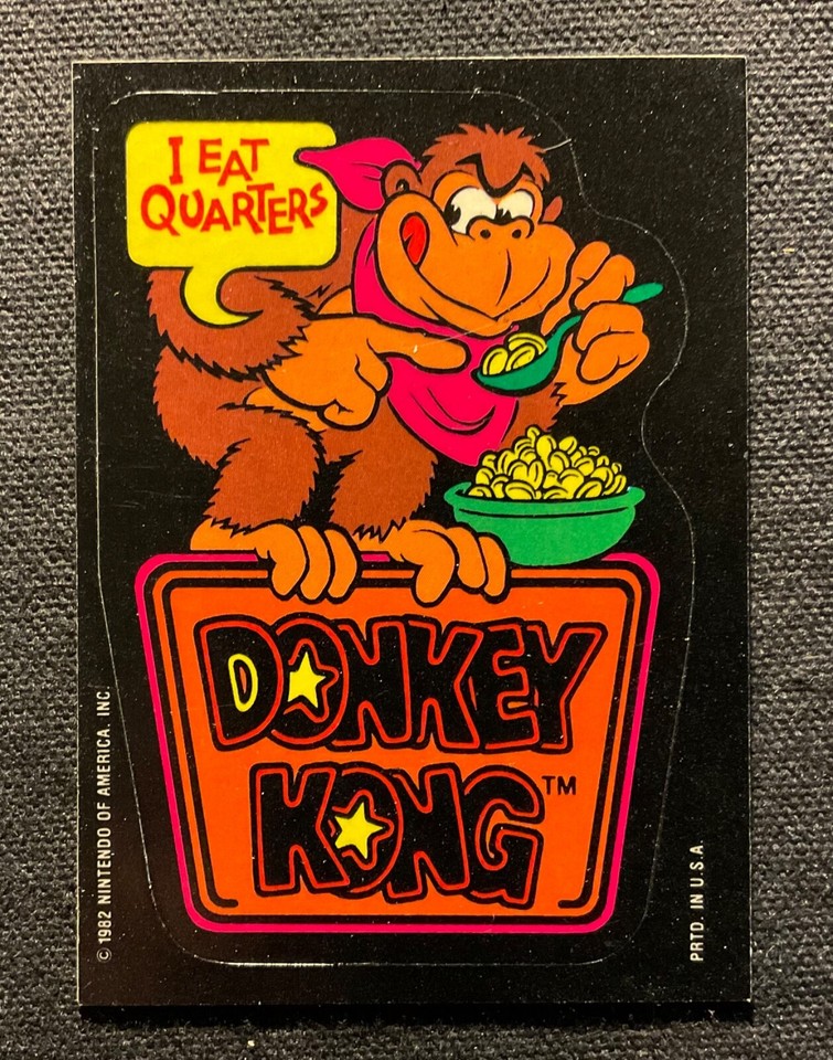 Donkey Kong - 1982 Topps Trading Card Stickers - Singles | eBay