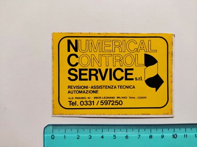 Adhesive Numerical Control Service Sticker Autocolant Aufkleber 80s ...