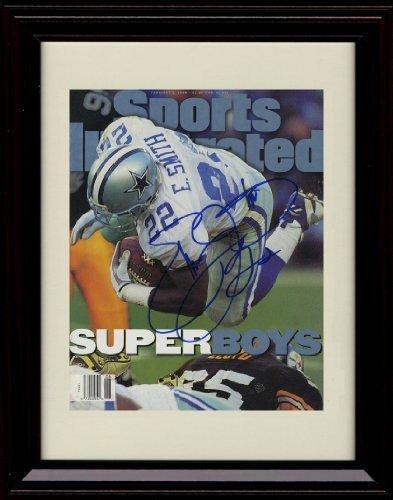8x10 Framed Emmitt Smith - Dallas Cowboys SI Autograph Promo Print ...