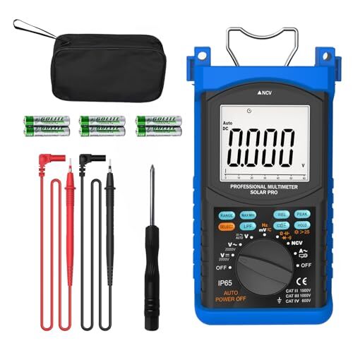 Professional Multimeter 2000V AC/DC Voltage Photovoltaic Panel ...