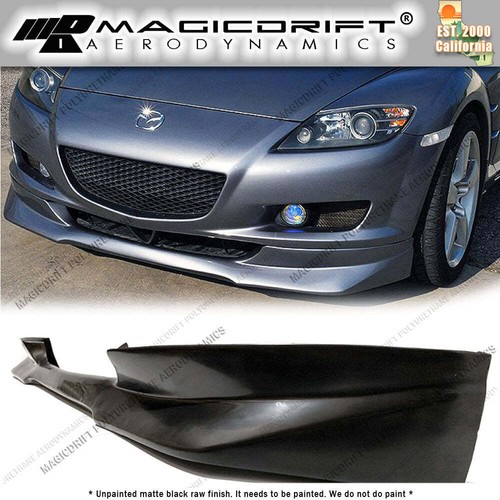 For 04-08 Mazda RX8 SE3P RE Style Front Bumper Chin Spoiler Lip ...