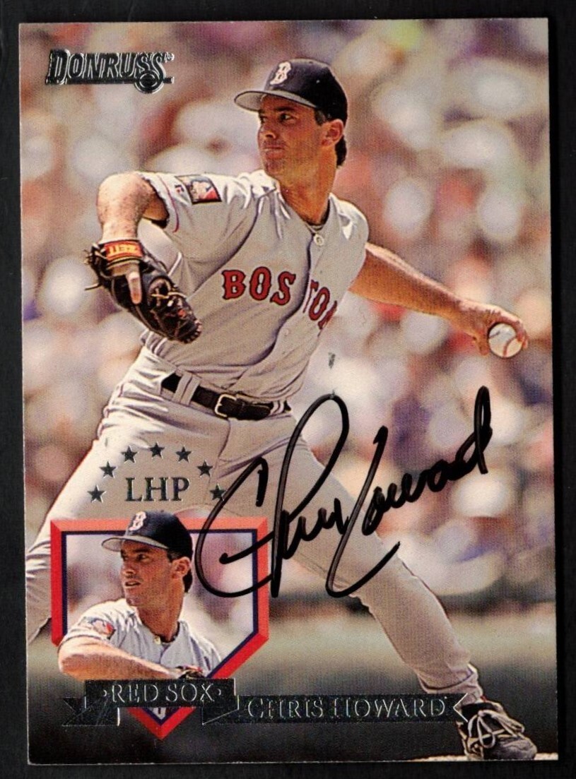 1995 Donruss Chris Howard Card #261 Autographed Red Sox | eBay