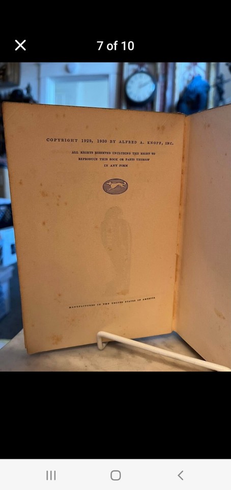 THE MALTESE FALCON First Edition, First Printing by Dashiell Hammett ...