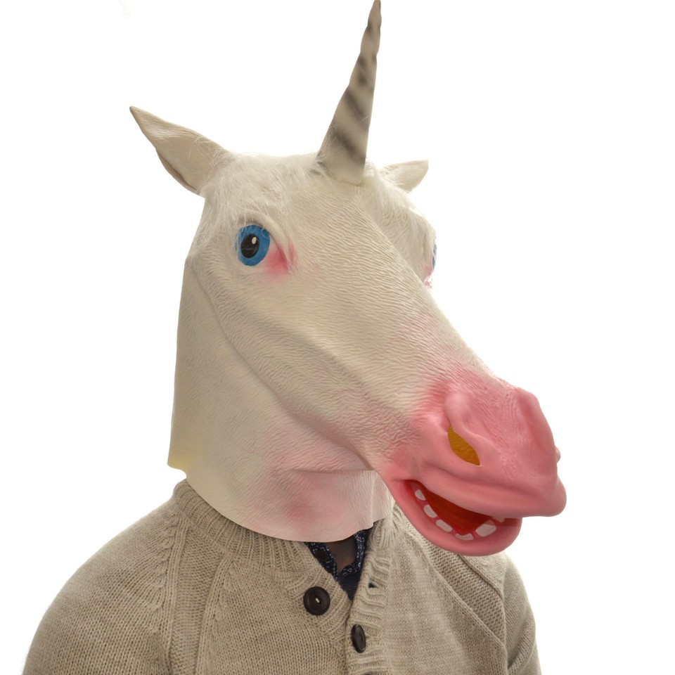 Animal Head Latex Masks Fancy Dress Party Animal Kingdom Rubber ...