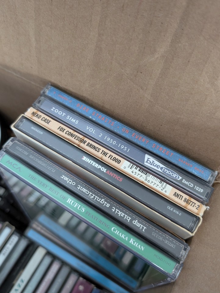 Random 52 CD Lot + 33 Loose Discs = 85 total titles. Pop, Rock ...