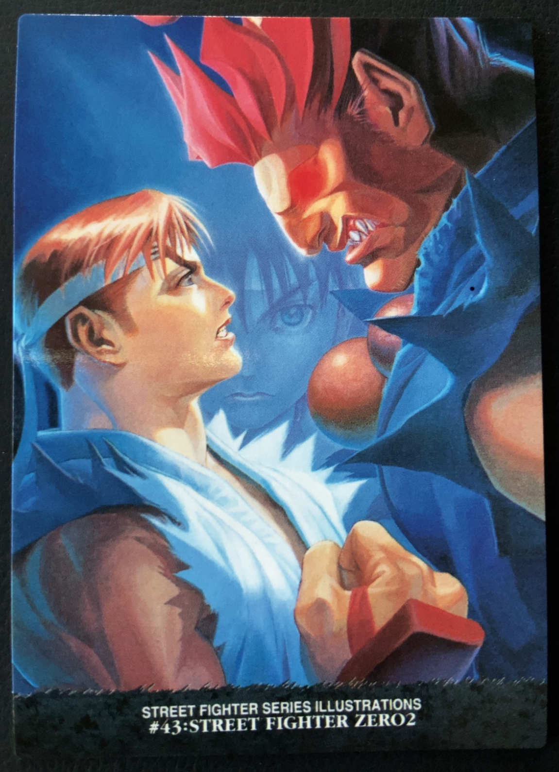 Ryu Akuma Street Fighter Zero 2 43 All Capcom World Card 1997 Carddass ...