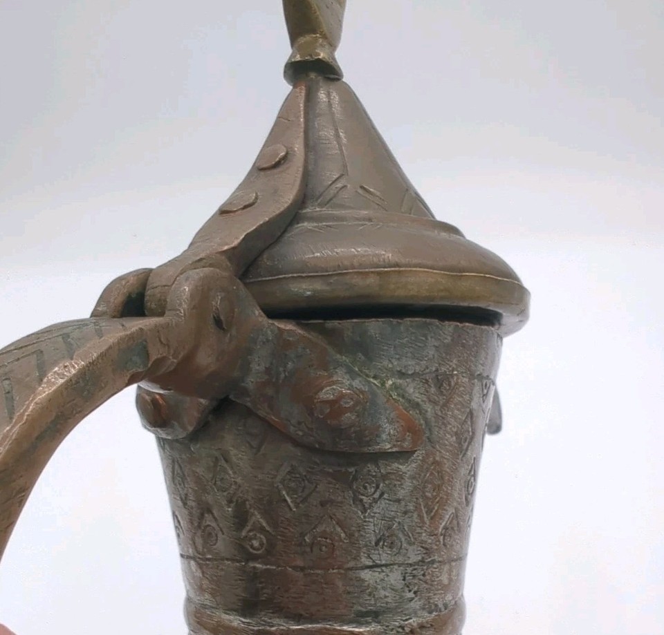Antique Middle East Dallah Coffee Pot Handcraft Yemen/Oman Bedouin ...