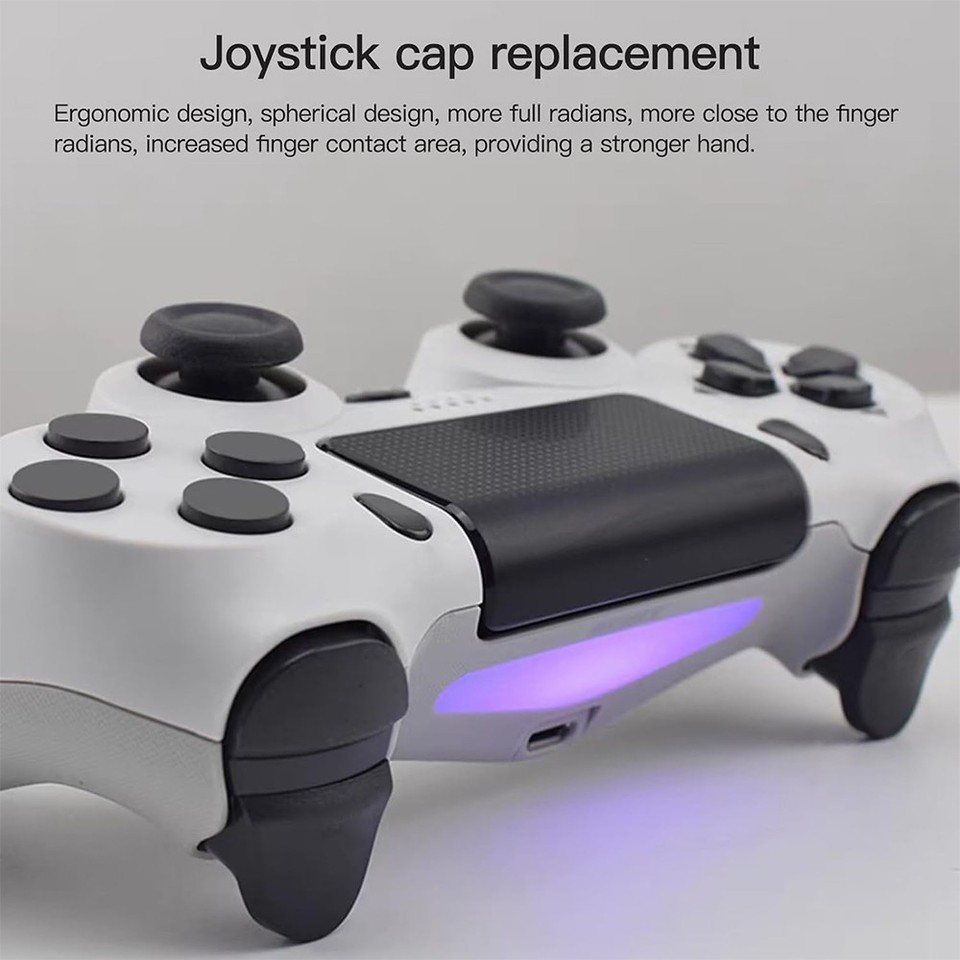 20PCS For PS4 Controller Joystick Caps Analog Thumbstick Grip Cover ...