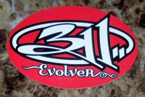 311 Evolver Ltd Ed New RARE Sticker +BONUS Alt Rock Punk Stickers ...