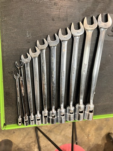 Flex- Head/ Open-End Combination Wrench Set 8pc (1/4-3/4) | eBay