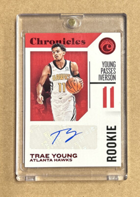 2018-19 Panini Chronicles Trae Young Atlanta Hawks Rookie Autograph ...