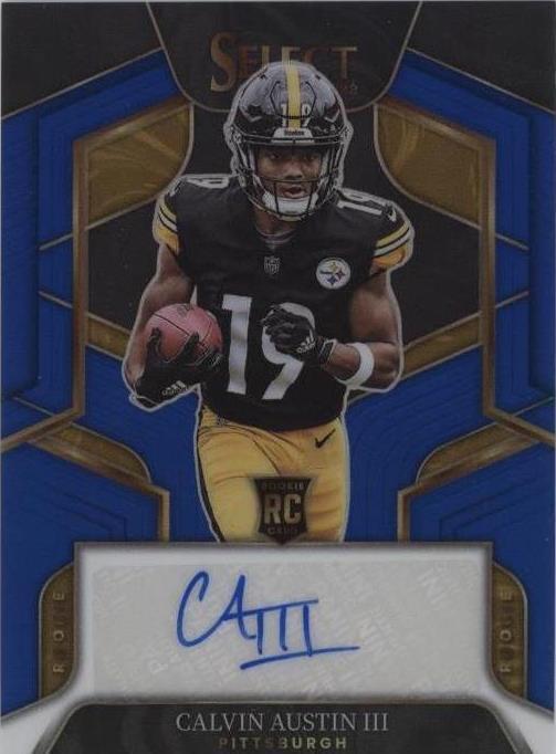 2022 Panini Select - Rookie Signatures Calvin Austin III #RS-CA Blue ...
