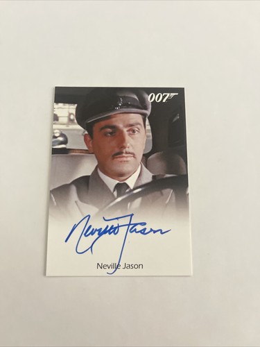 JAMES BOND 2013 AUTOGRAPHS & RELICS NEVILLE JASON AUTOGRAPH | eBay