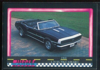 1991 Muscle Cards 1968 L78 SS396 Camaro #20 Milton Robson Collection | eBay