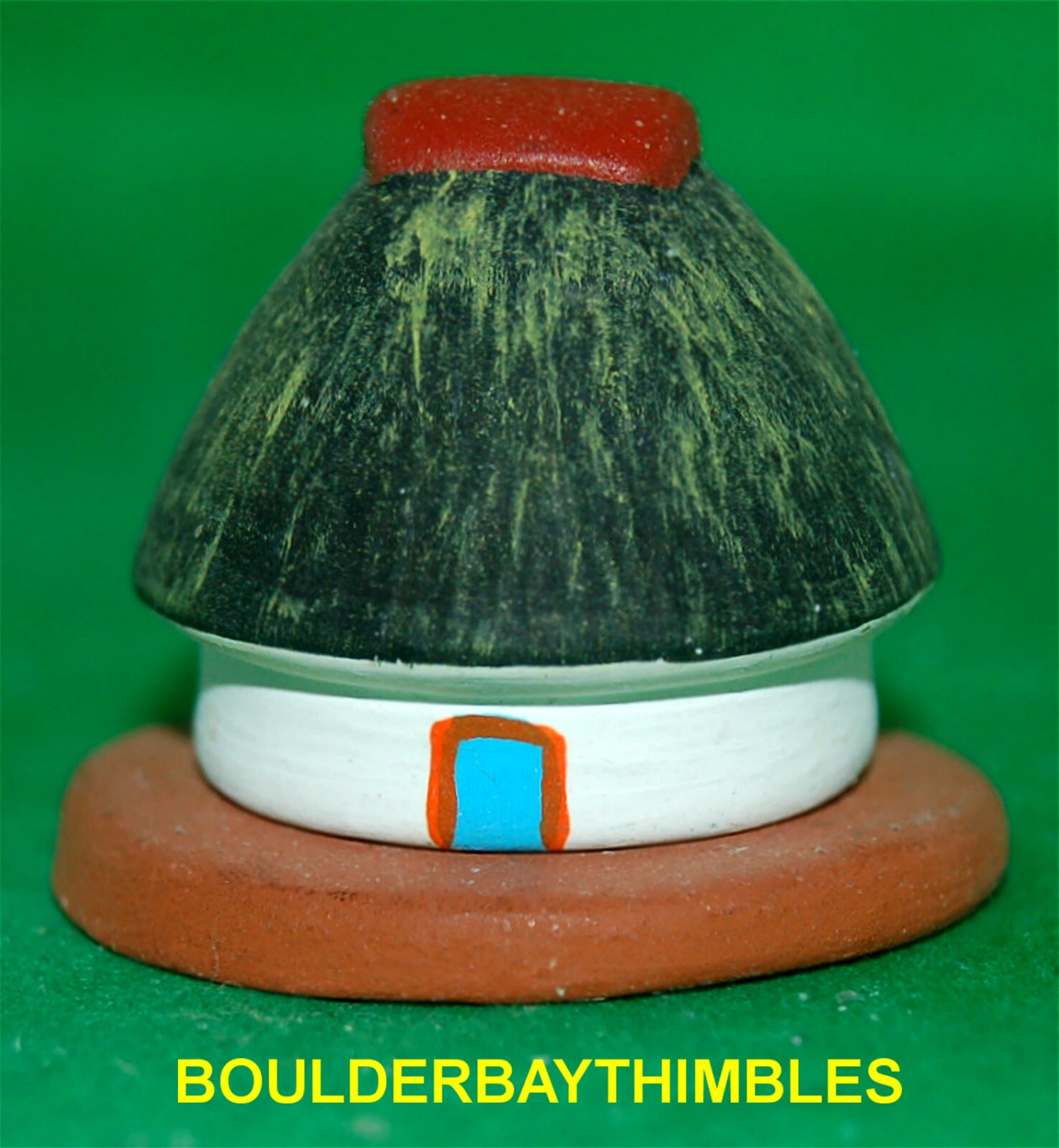 THIMBLE SIZED TERRACOTTA NATIVITY with COVER- #280 Hand Crafted NEW 1 1 ...