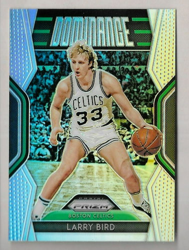 LARRY BIRD 2018-19 PANINI PRIZM DOMINANCE SILVER INSERT #16 CELTICS NBA ...