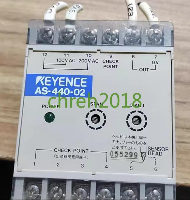 1 PCS KEYENCE eddy current displacement sensor amplifier AS-440-05 | eBay