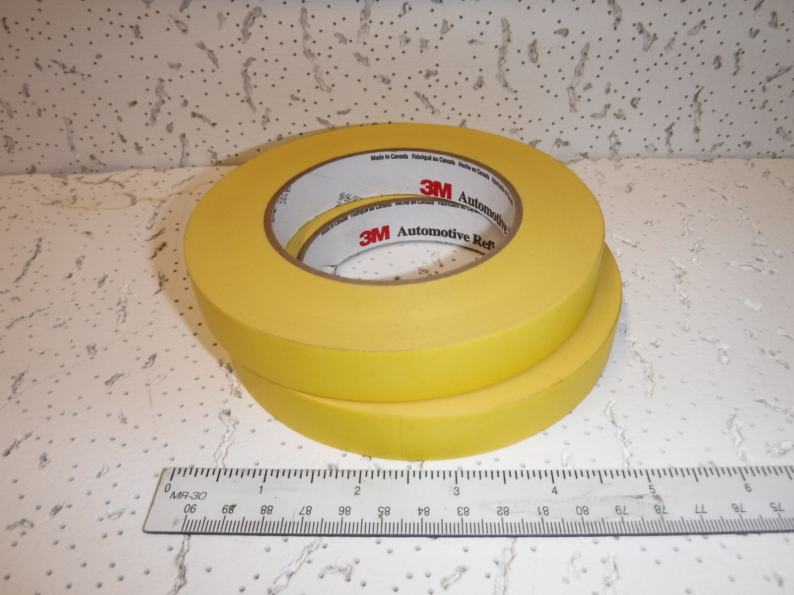 MMM TWO 2 rolls 3M 6652 Automotive Masking and Refinish Tape 3/4 Inch ...