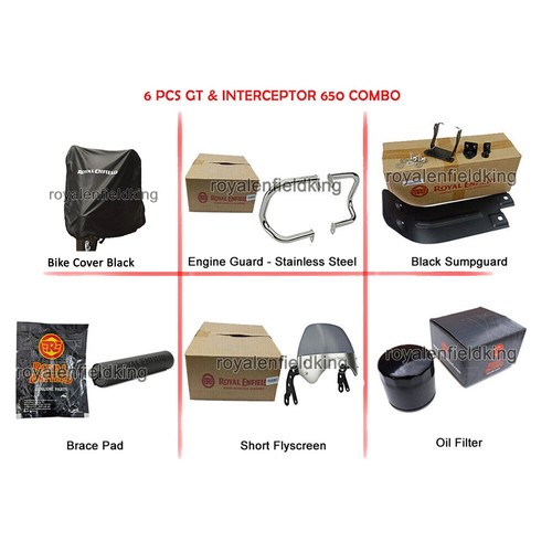 Genuine Royal Enfield GT & Interceptor 650 Accessories 6 Pcs CP 11 | eBay
