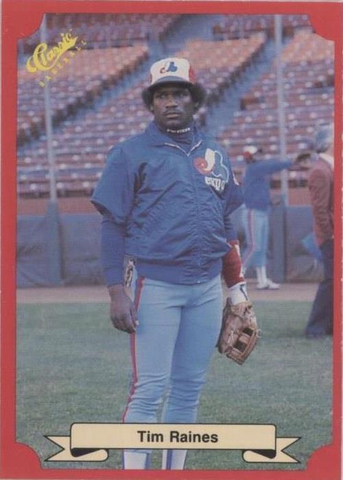 1988 Classic Update Red Travel Edition - Tim Raines #168 for sale ...