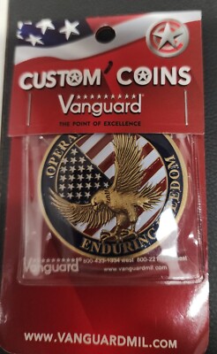 Operation Enduring Freedom 2" Vanguard Challenge Coin 9/11 NYC DC PA ...