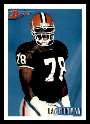 1993 Bowman Dan Footman RC #145 Cleveland Browns | eBay