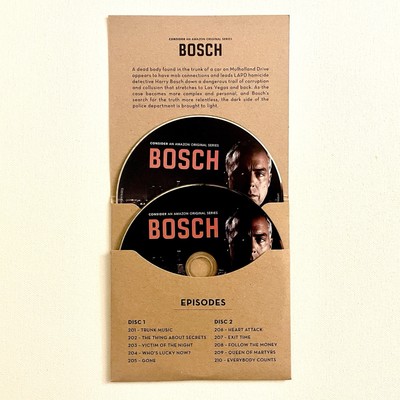 BOSCH Season 2 Amazon FYC DVD Set Emmy Complete 10 Episodes. ((( Super ...