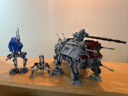 LEGO Star Wars: AT-TE Walker + 2 Walkers. No Mini figures 673419357579 ...