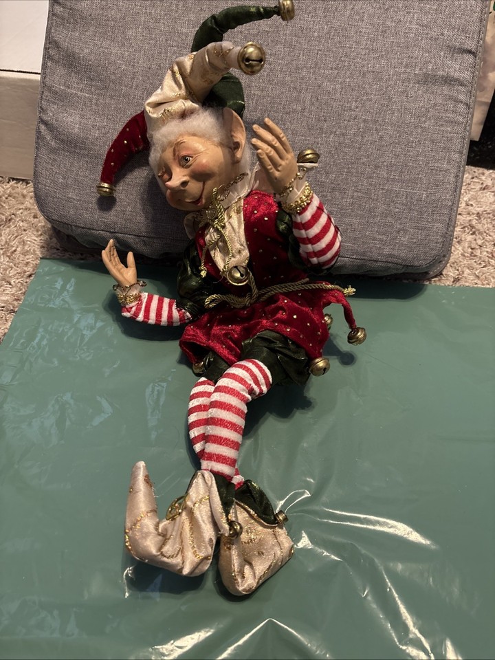 Robert Stanley Winking Elf Doll Joker Outfit Bendable Vintage 21 ...