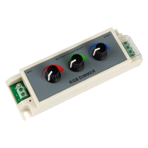 LED Strips Dimmer Knob Controller Switches For Three Channel LED Light ...