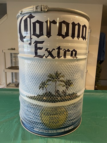 corona extra 55 gallon drum grill/cooler | eBay