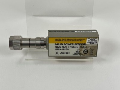 AGILENT 8481D Power Sensor, 10 MHz to 18 GHz, -70 to -20 dBm | eBay