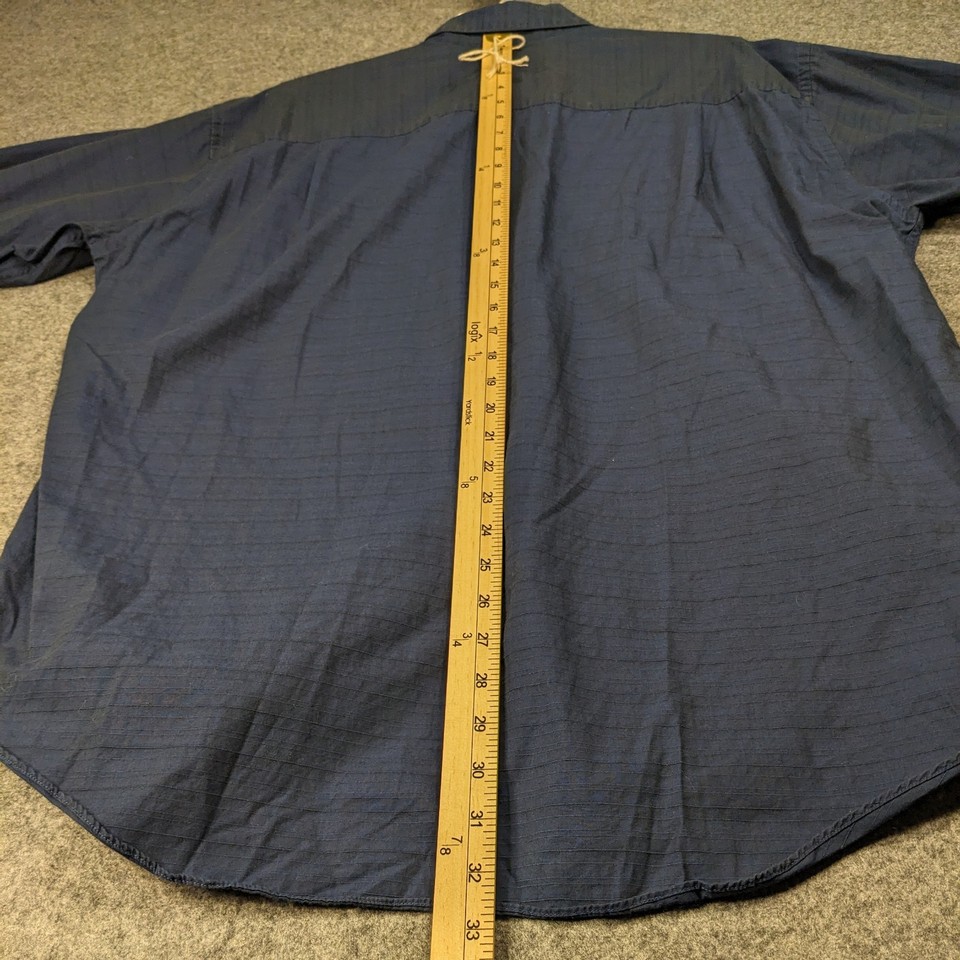 Fubu The Collection Mens 16½-36/37 Blue w/Stripes, Barrel Cuff w/Cuff ...