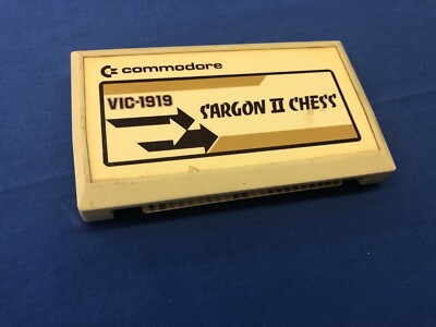 Commodore VIC-20 Cartridge Sargon II Chess VIC-1919 Vintage Game Hong ...