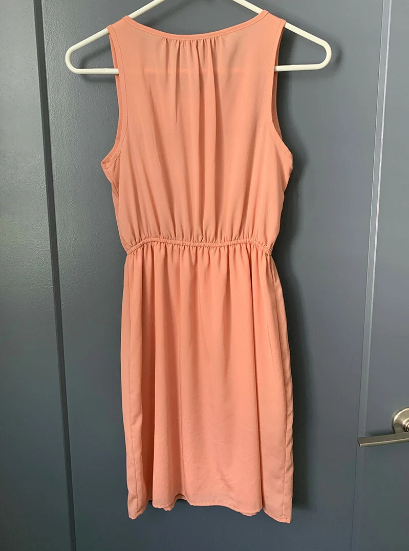 Pink Salmon Color Dress