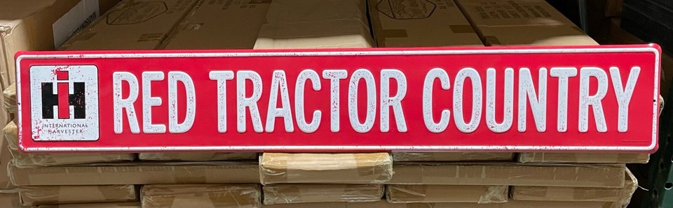 36" IH International Harvester McCormick Farmall Advertising Metal ...