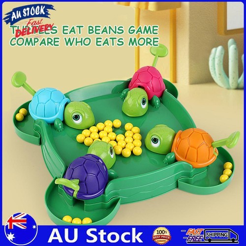 AU Fun Turtle Board Games Holiday Gifts Turtle Eating Beans Game Family ...