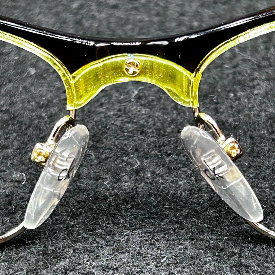 Calvin Klein ck5375 510 Eyeglasses Frame Brown Yellow Crystal 52-15-135 ...